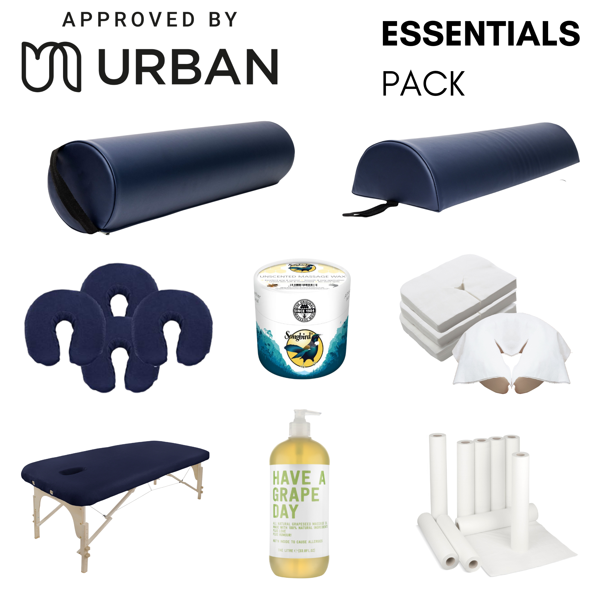 URBAN ESSENTIAL ACCESSORIES PACK - Massage Warehouse